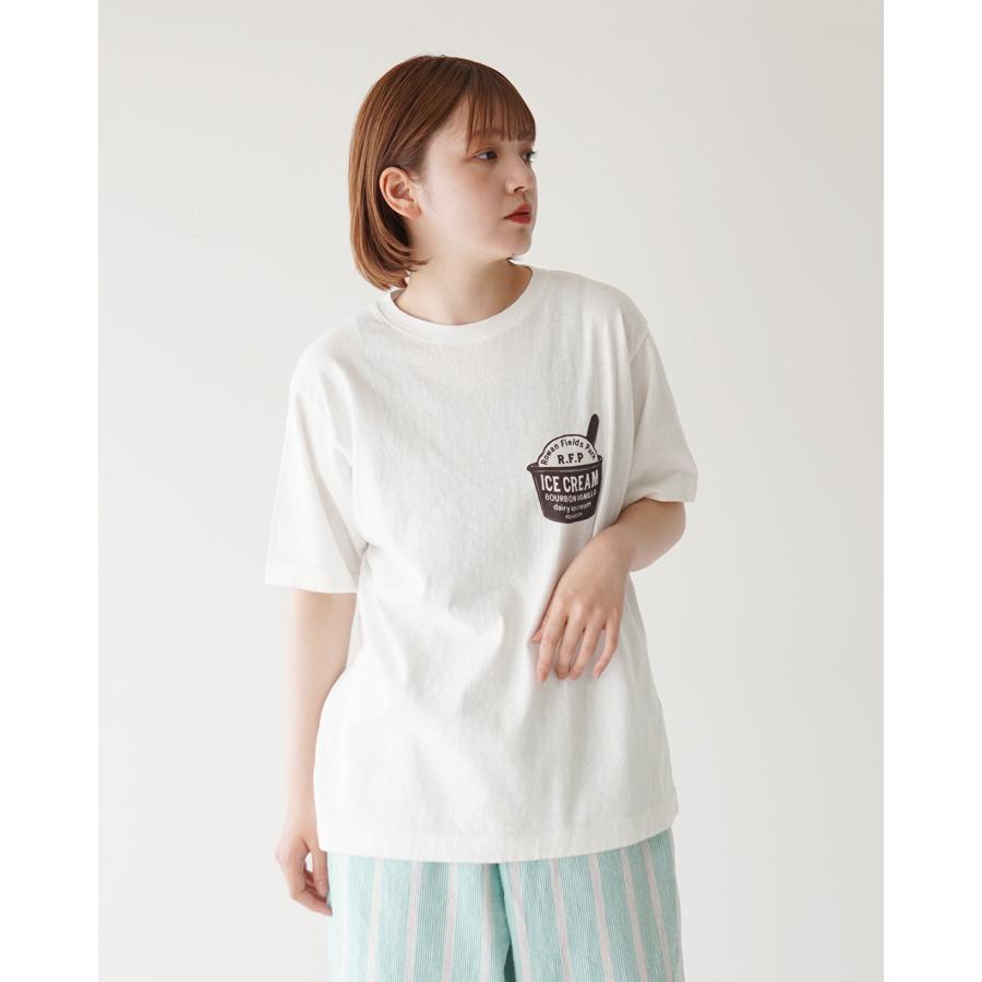 Ordinary fits オーディナリーフィッツ ORDINARY FITS プリント Tシャツ アイスクリーム PRINT TEE ICECREAM レディース 2024春夏 OF ...