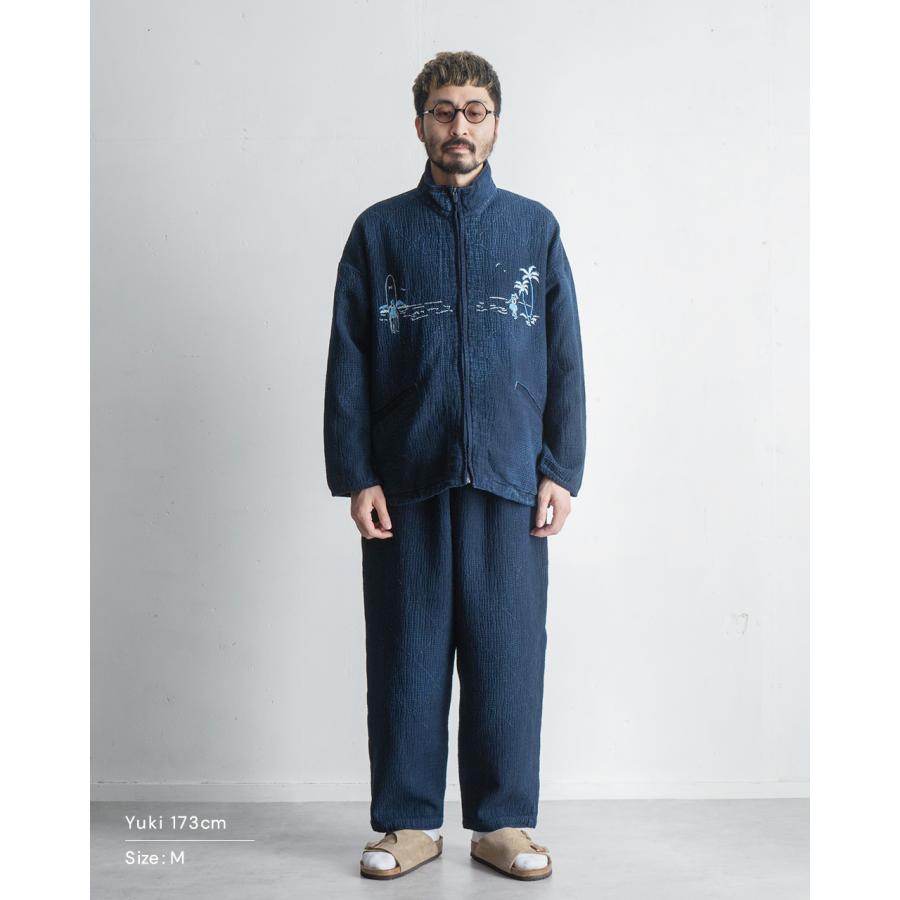 PORTER CLASSIC（ポータークラシック） 刺し子 ジップアップジャケット アウター メンズ 2025春夏 PC-059-3186 : Crouka Yahoo!店 - 通販 ...