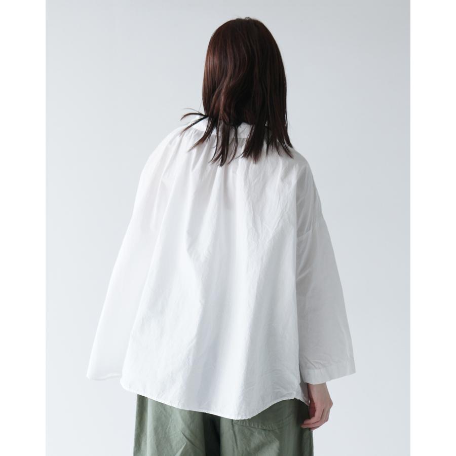 prit（プリット） SALE！プリット ブラウス コットンリネンダンプ 2wayギャザースモック シャツ P81515 : Crouka Yahoo!店 - 通販 - Yahoo!ショッピング