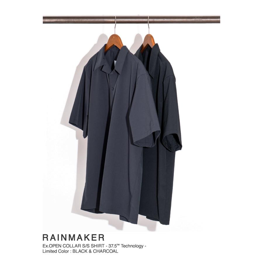 RAINMAKER 【Crouka別注】レインメーカー 37.5 テクノロジー オープンカラー ショートスリーブ シャツ メンズ 2025春夏 半袖 RM251-043 : Crouka ...