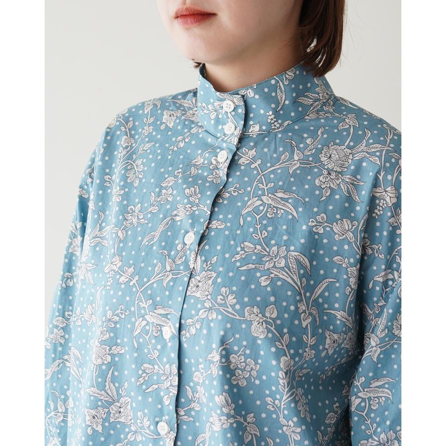 セット SETTO リバティ バルーンスリーブ オッカケ シャツ LIBERTY BS OKKAKE SHIRT レディース 2024春夏 STLS00014S :setto ...