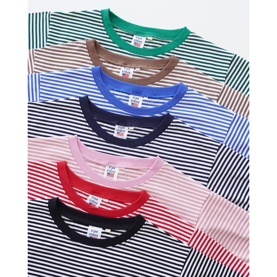 STAR&STRIPE SALE！スターアンドストライプ STAR & STRIPE リンガーTシャツ RINGER TEE ボーダー SSMD-028 : Crouka Yahoo!店 ...
