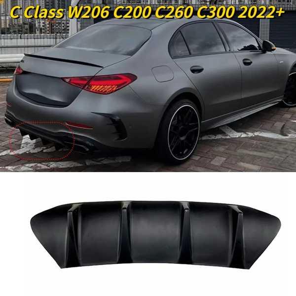 メルセデスベンツCクラスw206 c200 c260 c300 2022用のブラックバンパーディフューザー カーアクセサリー :0be364b7-51fa-4d1e-a102 ...