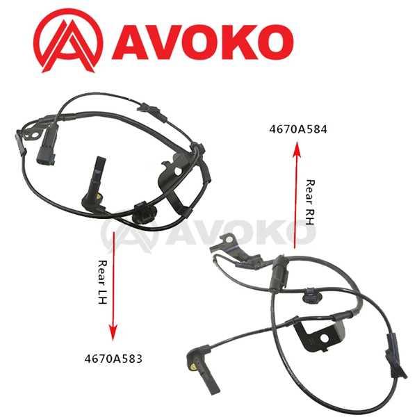 三菱ランサーアウトランダーpajero 4wd 4670a583 4670a584 4670a157 4670a158用abs左右輪速度 ...