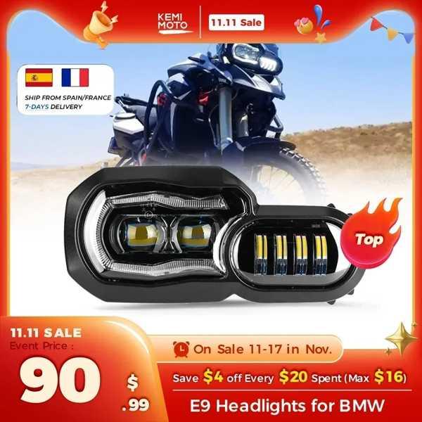 ビッグセール! BMWモーターサイクルライト用の完全なLEDヘッドライトアセンブリ f650gs f700gs f800gs adv f800r : クラウドショップ - 通販 - Yahoo ...