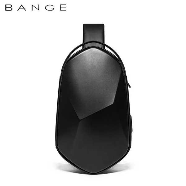 Bange-男性用ハードシェルデザインバッグ USB充電付きメンズショルダーバッグ 防水トラベルバッグ チェストバッグ 3.0 : クラウドショップ - 通販 - Yahoo!ショッピング