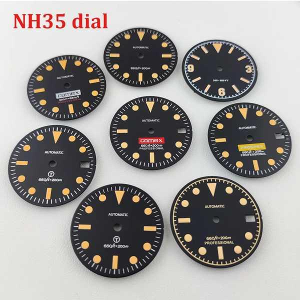 Nh35-レトロな時計の付属品 28.5mm アルマイト 緑のライトダイヤル nh36に適しています : f6768b4d-05f1-42b2 ...