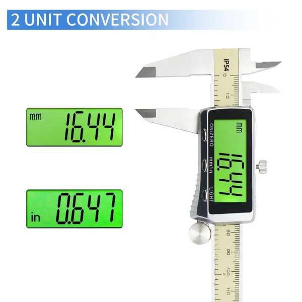 Shahe-バックライト付きデジタルノギス 電子測定ツール 150mm 200mm 300mm : クラウドショップ - 通販 - Yahoo!ショッピング