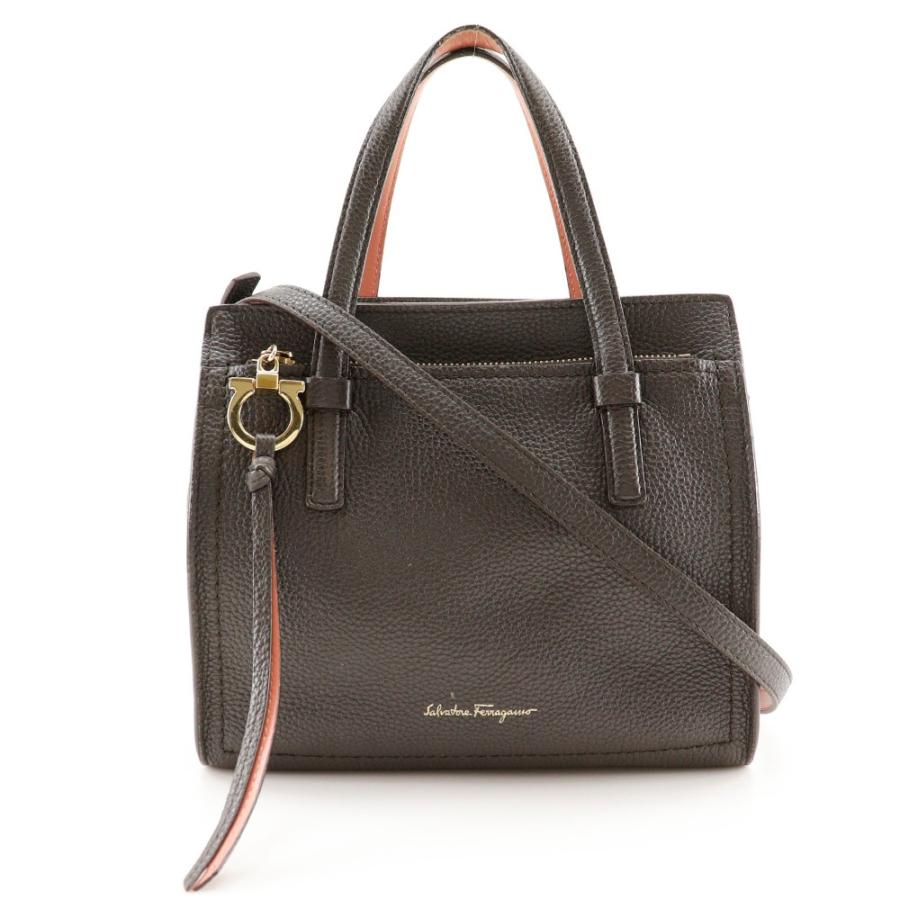 Salvatore Ferragamo サルヴァトーレフェラガモ エイミー 2WAYショルダー EE21-F478 ハンドバッグ カーフ レディース【I111525007】中古 ...