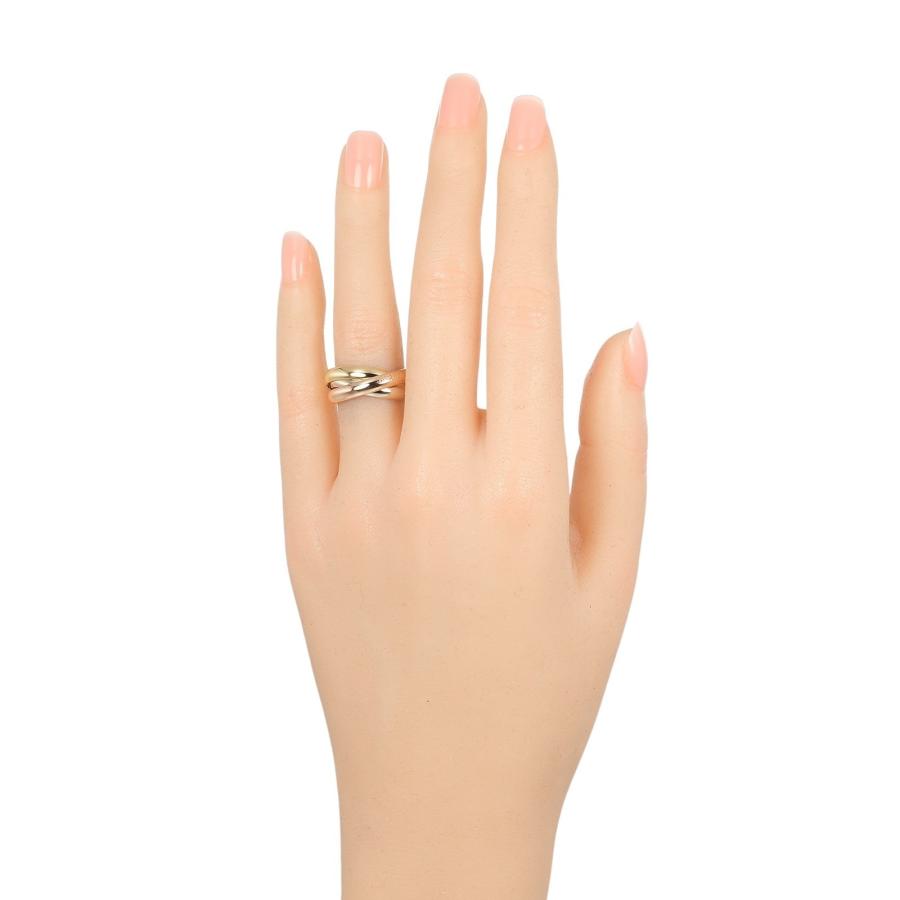 Cartier カルティエ トリニティ 13号 リング 指輪 3.4mmバンド K18ゴールド YG PG WG 約8.33g【I140525018】中古 : CROWNヤフー店 - 通販 ...