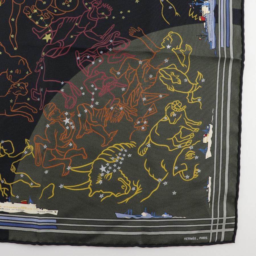 HERMES（エルメス） カレ45 プチカレ 星座 船 オリオン 希少デザイン