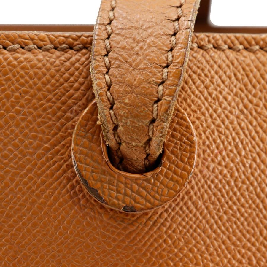 CHANEL（シャネル） ロゴチャーム トートバッグ レザー 茶 レディース