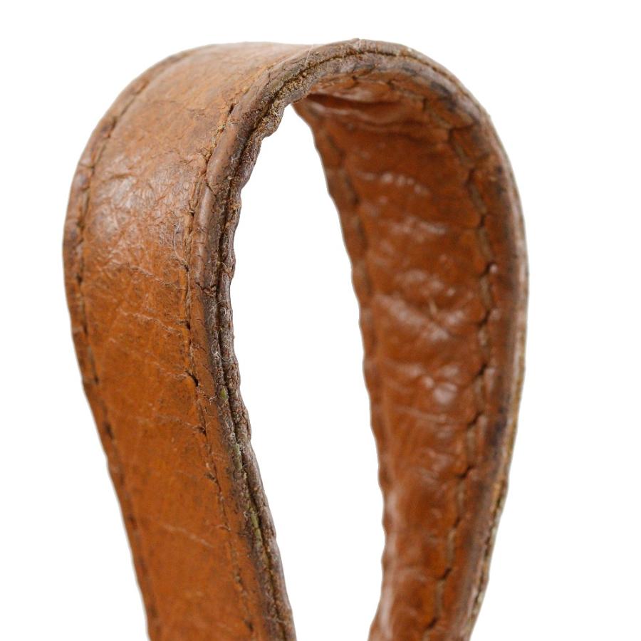 CHANEL（シャネル） ロゴチャーム トートバッグ レザー 茶 レディース