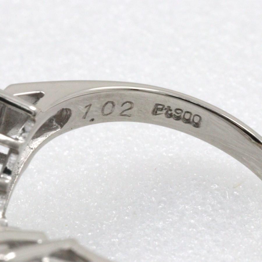 V字 7Pダイヤ 1.02 リング・指輪 Pt900プラチナ×ダイヤモンド 11号 約4.8g レディース【S201724505】中古 : CROWNヤフー店 - 通販 - Yahoo!ショッピング