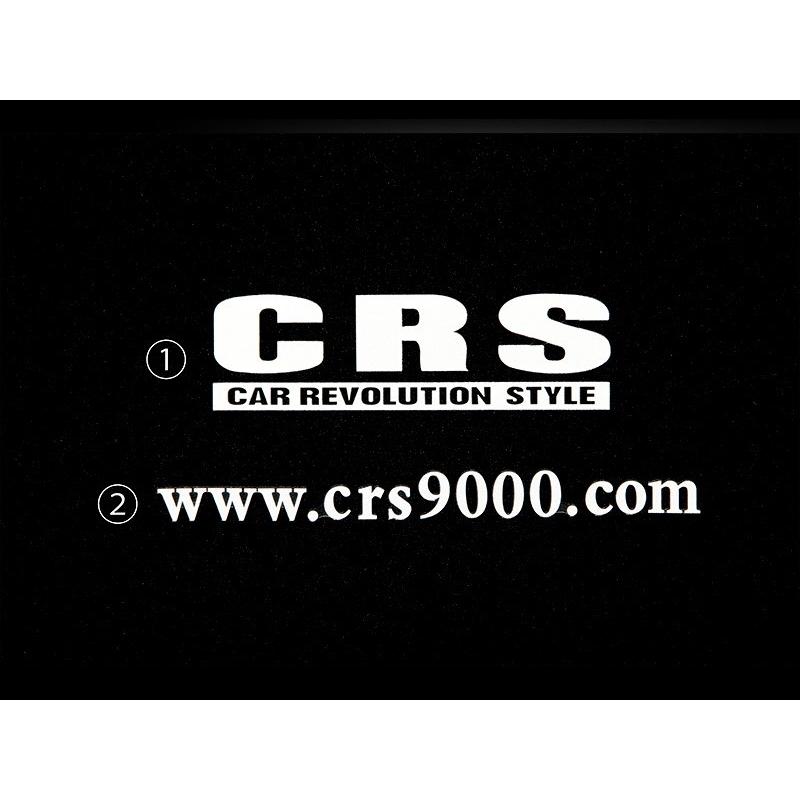 CRS 公式ステッカー ロゴ部分サイズ：全長約10cm アドレスステッカー サイズ：全長13.5cm :CRS-7002-7003:CRS ...