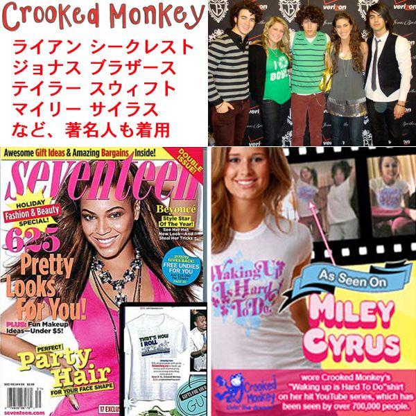 JUNKFOOD（ジャンクフード） 【セール】 Crooked Monkey クロックドモンキー Tシャツ MAKE YOUR VOICE ...