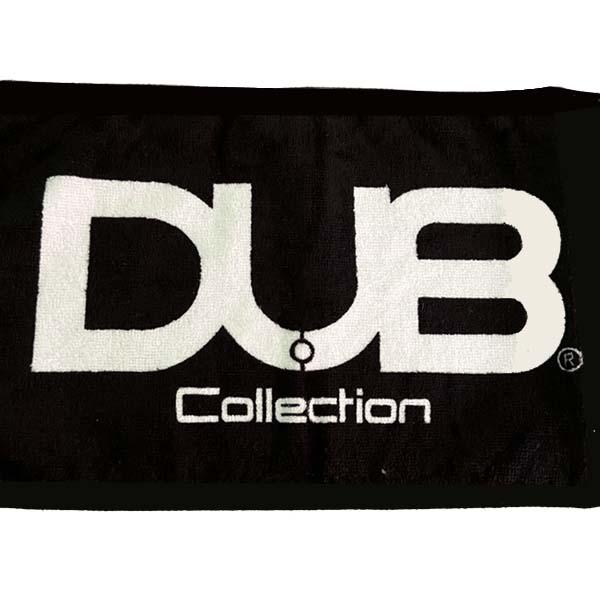 DUB Collection タオル ブラック ロゴ ホワイト フェイスタオル ロング サイズ ダブ コレクション ブランド 王冠 クラウン ...