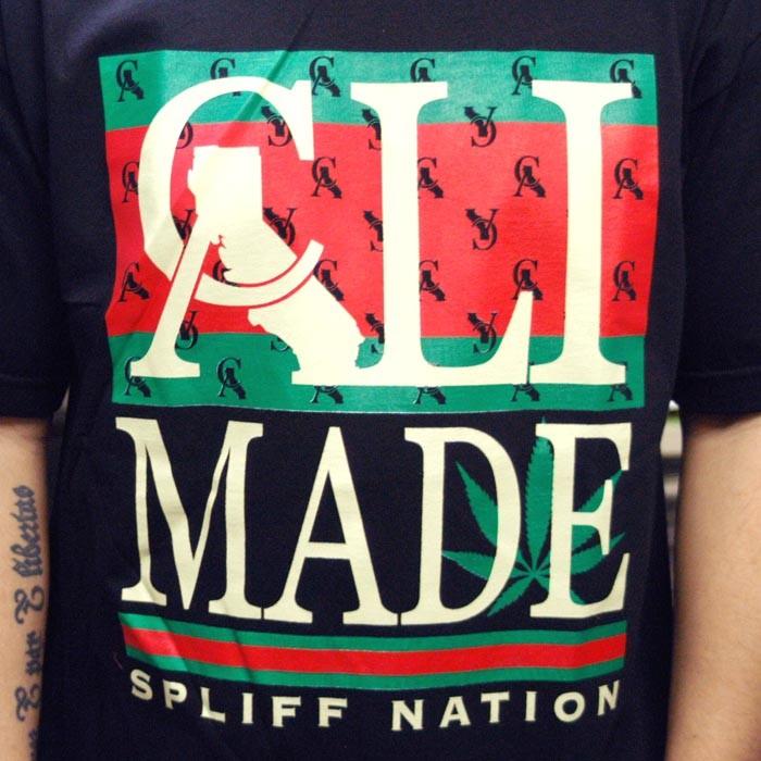 CALIFORNIA カリフォルニア 直輸入 ★ CALI MADE メンズ 半袖 Tシャツ ブラック インポート ストリート : セレクト ...