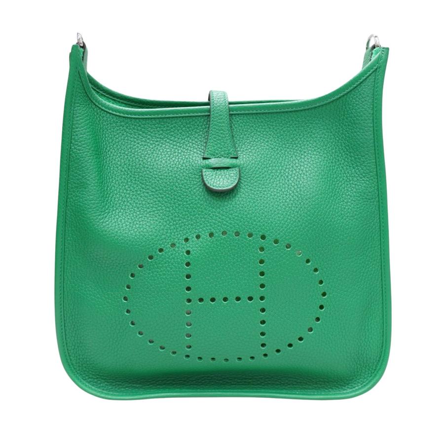 エヴリン HERMES （エルメス) エヴリンPM ショルダーバッグ ヴェールヴェルティゴ(SV金具) トリヨン ランクA B125 : ブランドバンク - 通販 - Yahoo!ショッピング