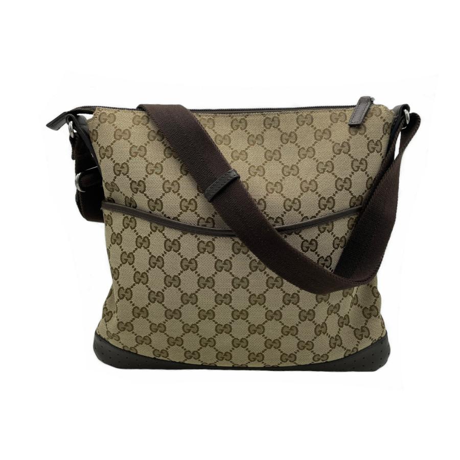 GUCCI(グッチ) GGキャンパス ショルダーバッグ 145857 ランクB : ブランドバンク - 通販 - Yahoo!ショッピング