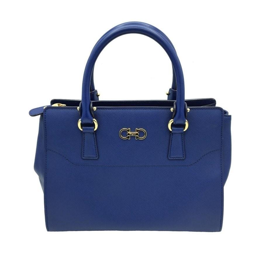 Salvatore Ferragamo (サルヴァトーレフェラガモ) 2wayハンドバッグ ブルー系 レザー ランクA :rc-ITGXCUPDPG8T:ブランドバンク - 通販 ...
