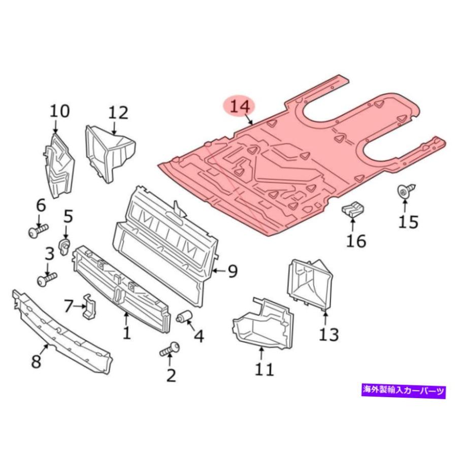 エンジンカバー ポルシェパナメーラ2017-2021エンジンラジエータースプラッシュシールドカバー971825311f Porsche ...