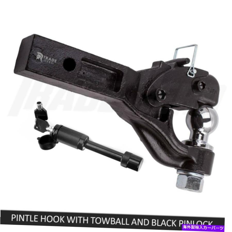 towing hitch 8トンボールコンボピンチルフック牽引ヒッチ台所台所頑丈な4WDトラックトレーラー 8 Ton Ball Combo ...