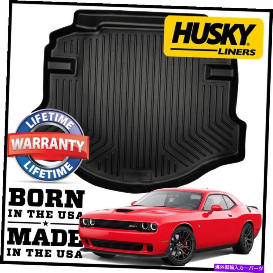 Floor Mat Husky Ligers WeatherBeater貨物ライナーブラック08-21 Dodge Challenger ...