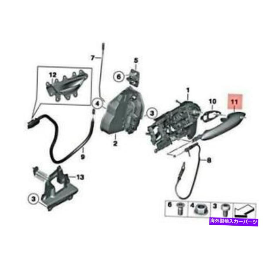 door panel OEM BMWデイバリップM5 M6 F06 F07 F10フランド製の衣装排着店仕上げ済rh 51217276244純 ...