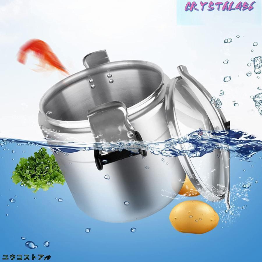 オール熱源対応大型圧力鍋 業務用 7-50L大容量 防爆 気密性が高く 圧力鍋 304ステンレス鋼両手鍋 超高圧で省エネ 時短 ガスストーブ該当 鍋 ホテルのキッチン レ ...