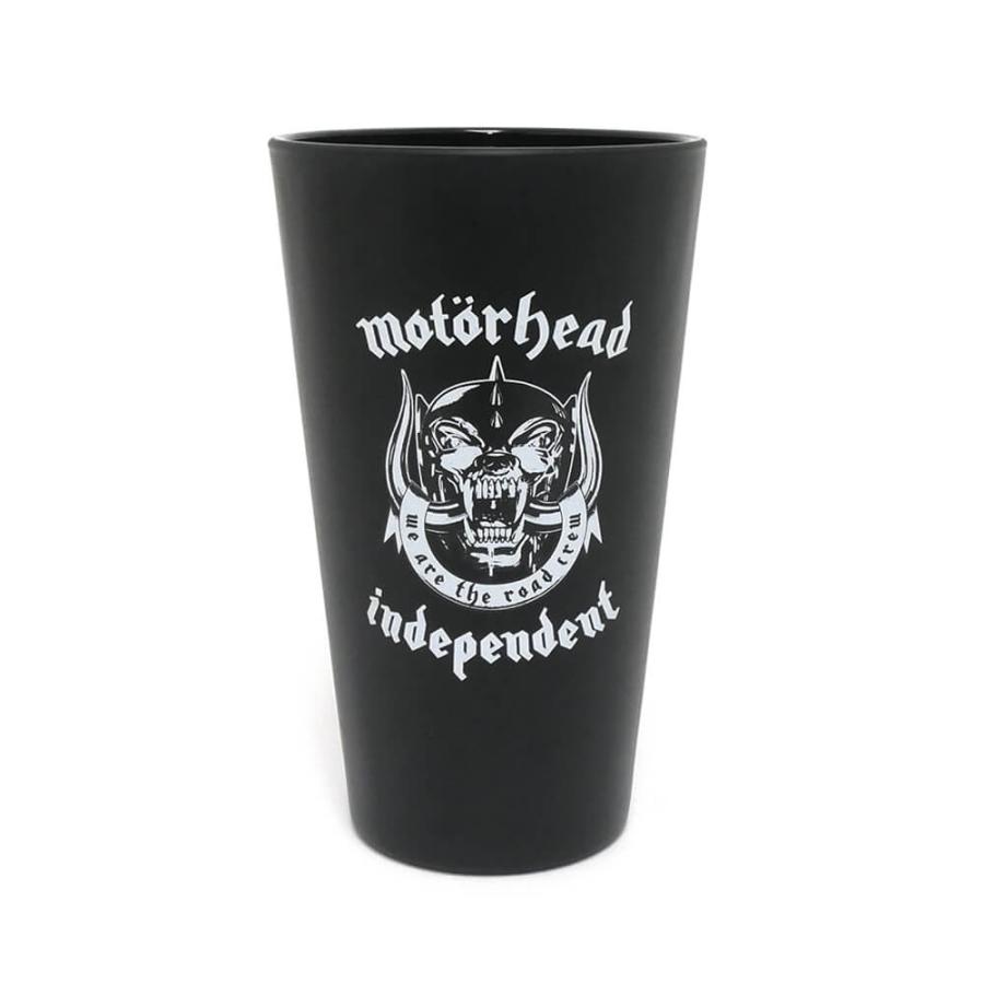 INDEPENDENT GLASS インディペンデント グラス MOTORHEAD WARPIG PINT BLACK スケートボード ...