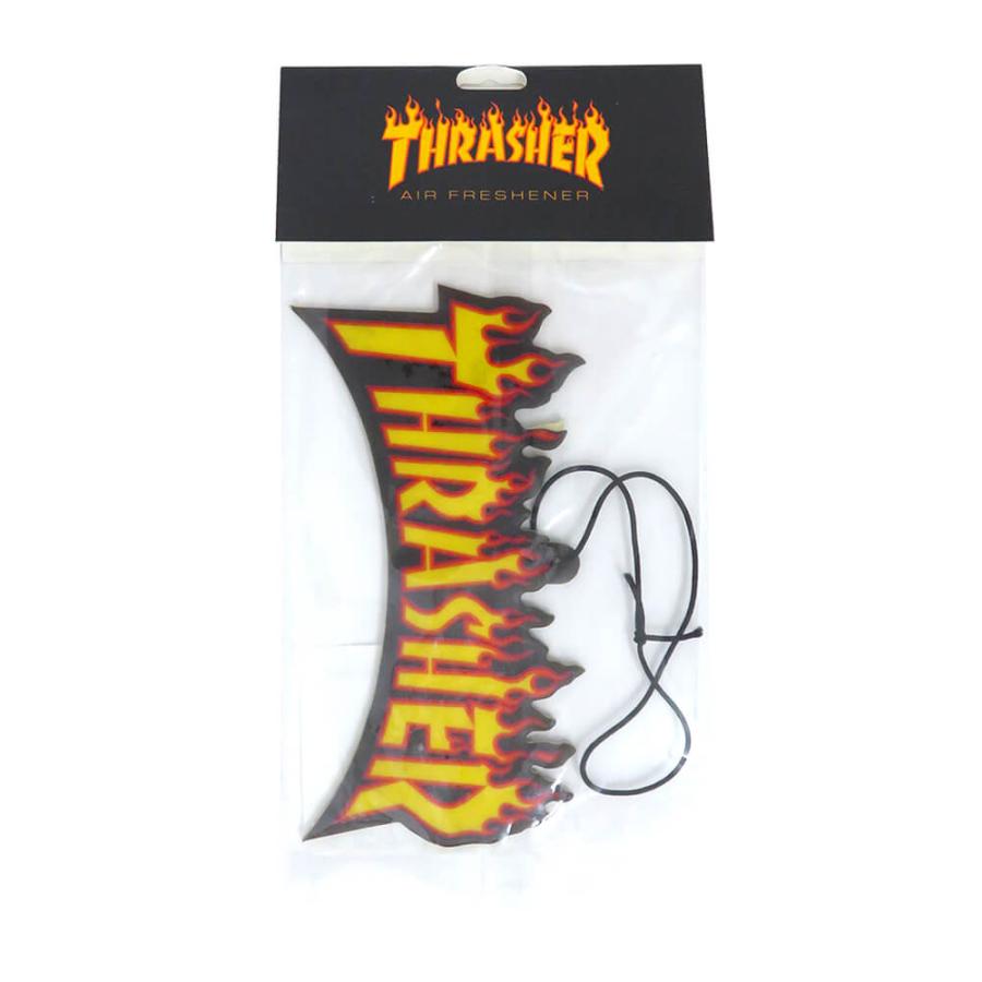 THRASHER AIR FRESHENER スラッシャー エアフレッシュナー FLAME BLACK/RED/YELLOW（US企画 ...