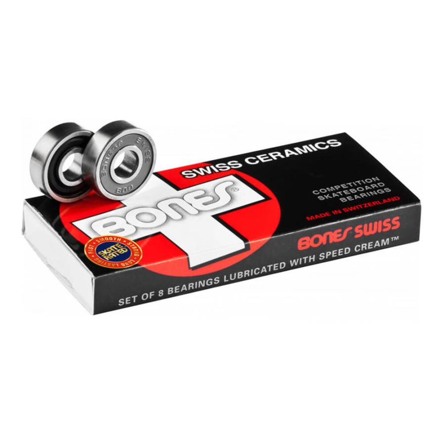 BONES BEARING ボーンズ ベアリング SWISS CERAMIC オイルタイプ スケートボード スケボー : スケートボードの ...