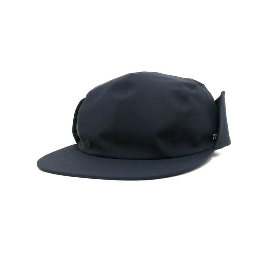 TIGHTBOOTH（TBPR）CAP タイトブース キャップ 3 LAYER FLAP CAMP BLACK スケートボード スケボー ...