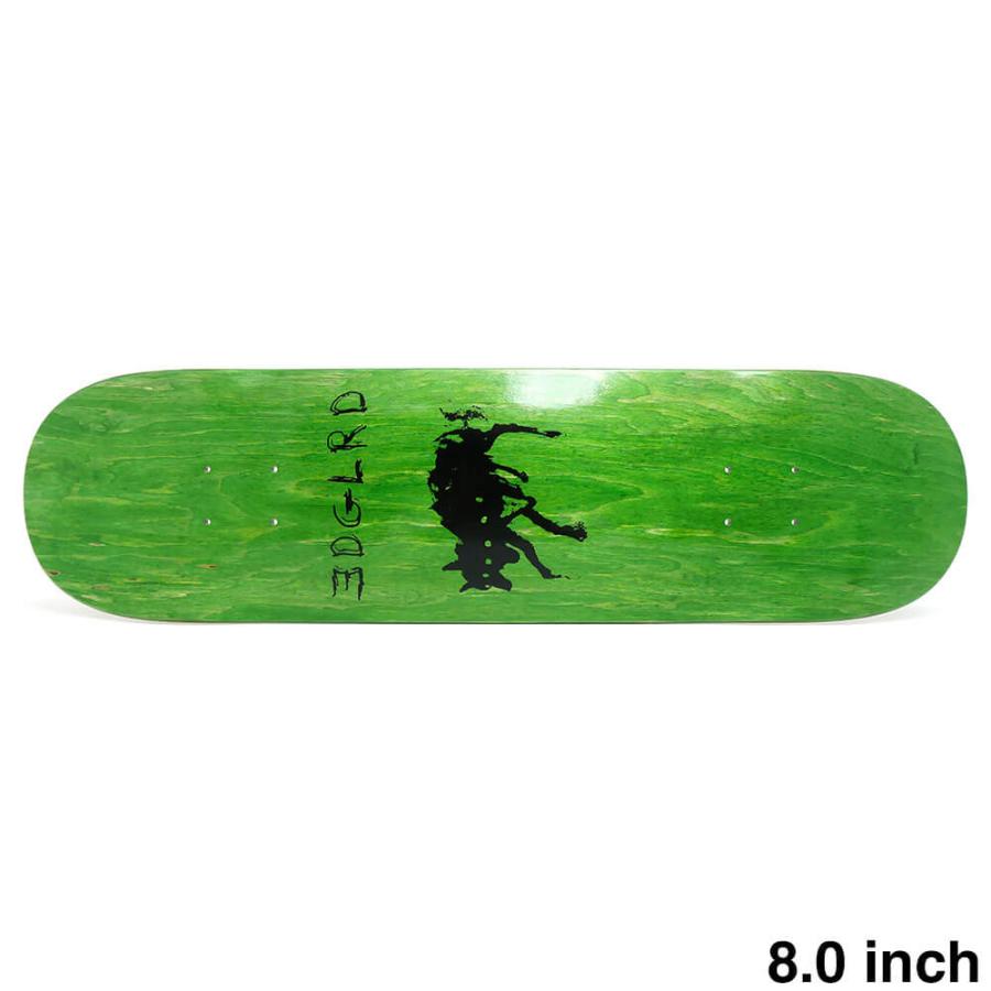 EDGLRD DECK エッジロード デッキ TEAM HELL HOUND GREEN 8.0 スケートボード スケボー : スケートボード ...