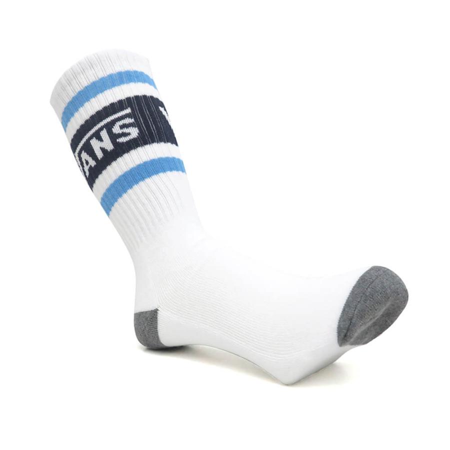 VANS SOCKS バンズ ソックス 靴下 DROP V CREW WHITE/PARISIA（US企画） スケートボード スケボー ...