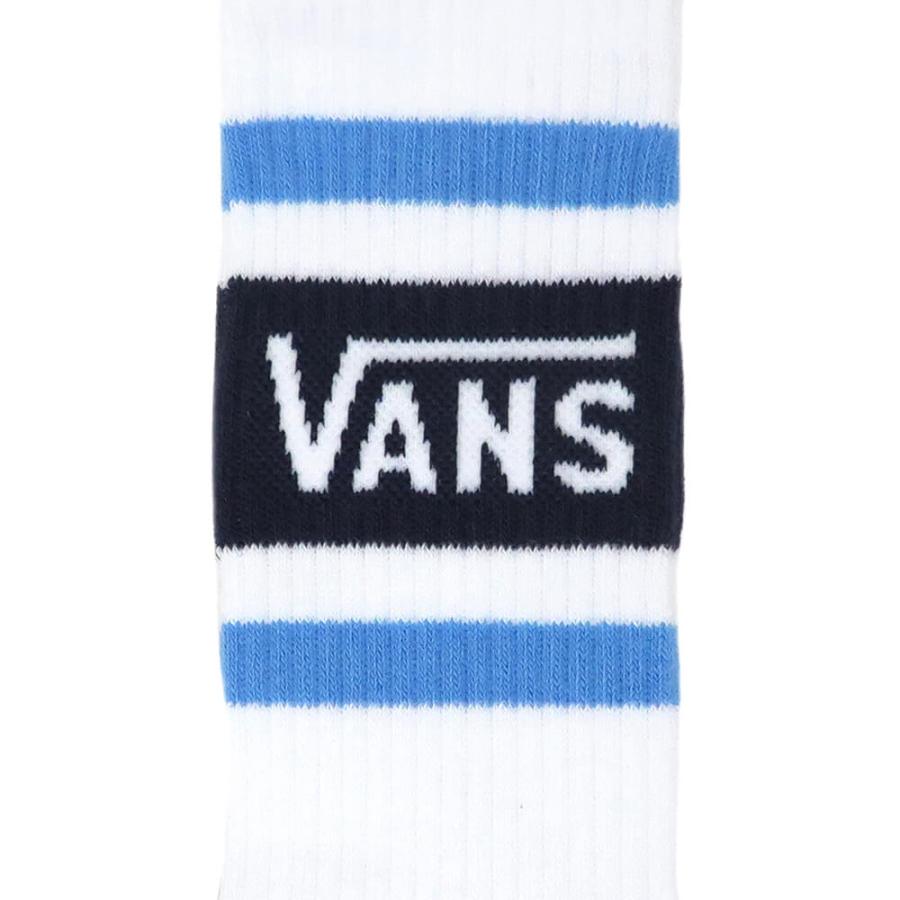 VANS SOCKS バンズ ソックス 靴下 DROP V CREW WHITE/PARISIA（US企画） スケートボード スケボー ...