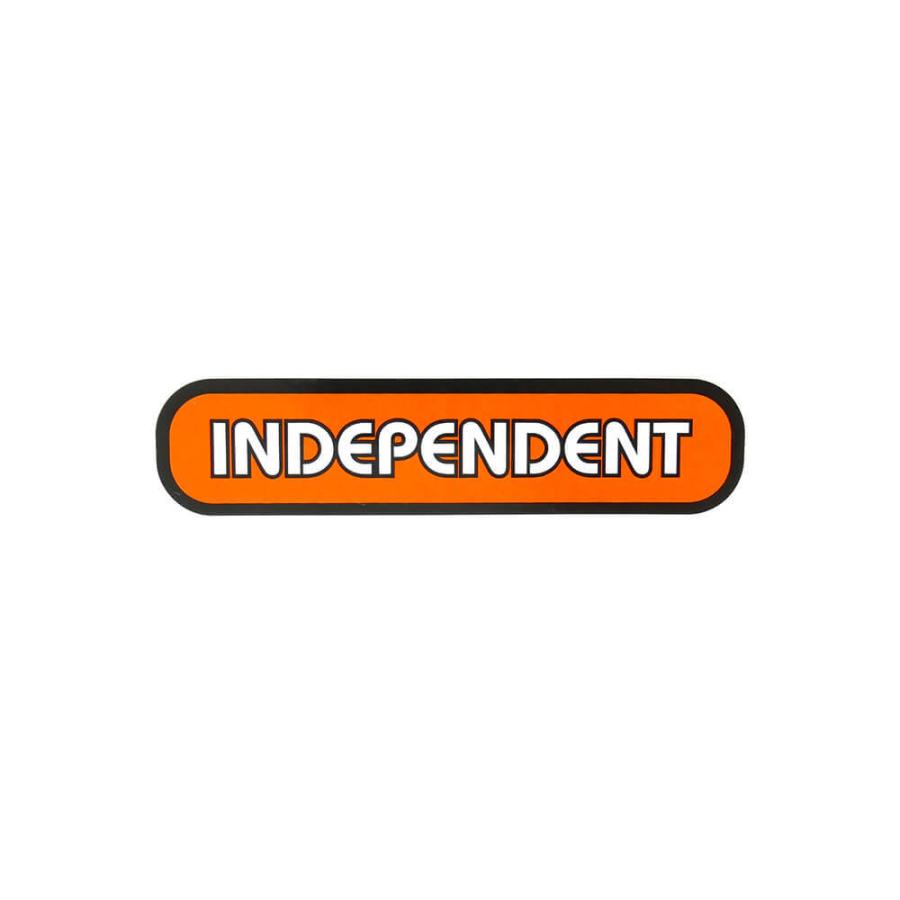 INDEPENDENT TRUCK COMPNY STICKER インディペンデント ステッカー BC GROUNDWORK ORANGE ...