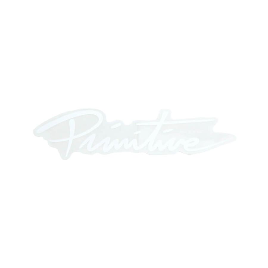 PRIMITIVE STICKER プリミティブ ステッカー NUEVO SCRIPT LOGO WHITE スケートボード スケボー : スケートボードのCALIFORNIASTREET ...
