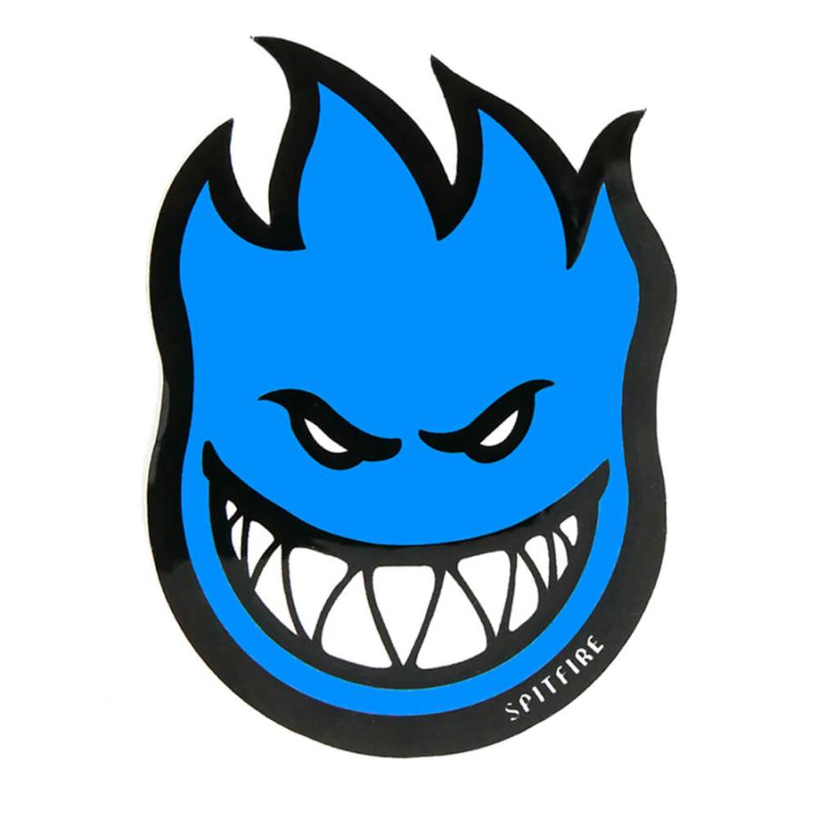 SPITFIRE WHEELS SPITFIRE STICKER スピットファイヤー ステッカー FIREBALL LARGE BLUE ...