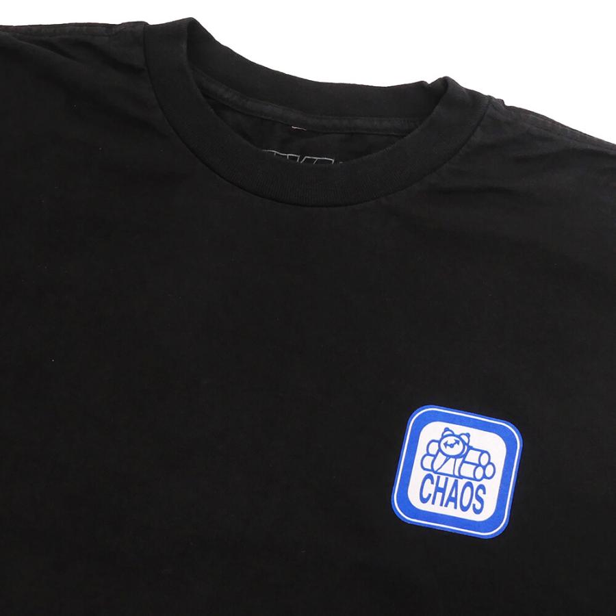 411VM T-SHIRT フォーワンワンビデオマガジン Tシャツ CHAOS GARMENT BLACK スケートボード スケボー ...