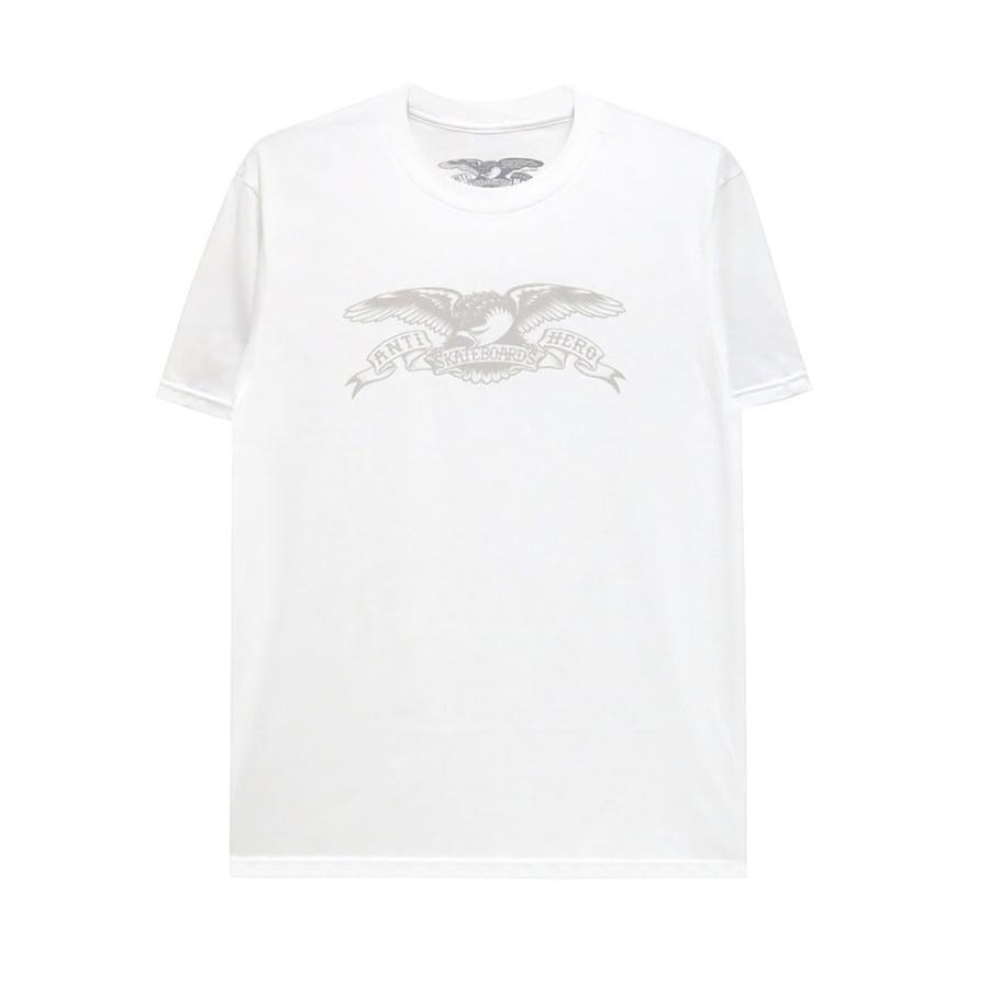 ANTIHERO T-SHIRT アンチヒーロー Tシャツ BASIC EAGLE WHITE/GREY スケートボード スケボー : スケートボードのCALIFORNIASTREET ...