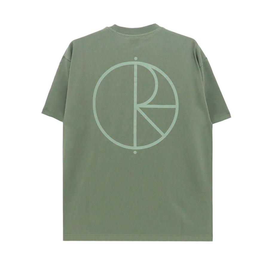 POLAR SKATE CO. T-SHIRT ポーラー Tシャツ STROKE LOGO CONTRAST MOSS GREEN ...