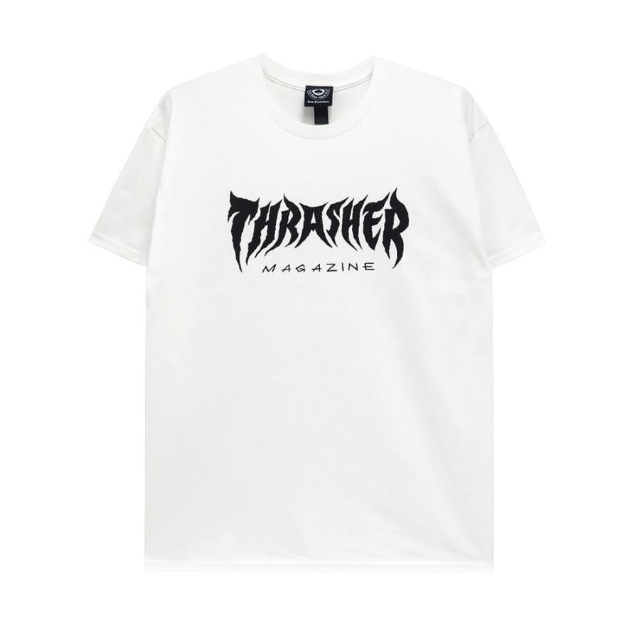 THRASHER T-SHIRT スラッシャー Tシャツ METAL WHITE（US企画） スケートボード スケボー : スケートボードのCALIFORNIASTREET - 通販 ...