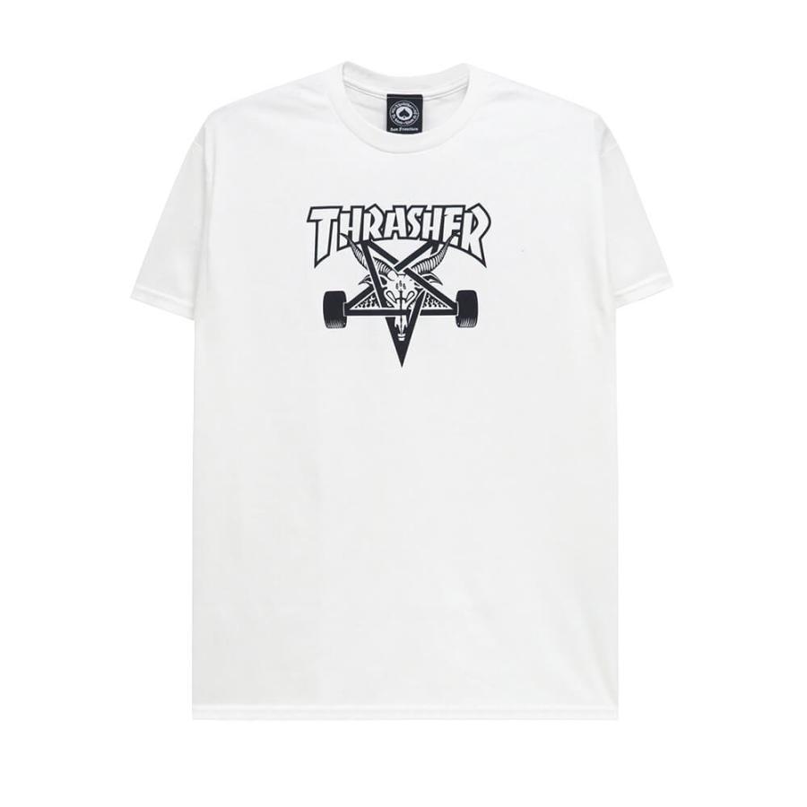THRASHER T-SHIRT スラッシャー Tシャツ SKATEGOAT WHITE（US企画） スケートボード スケボー : スケートボードのCALIFORNIASTREET - 通販 ...