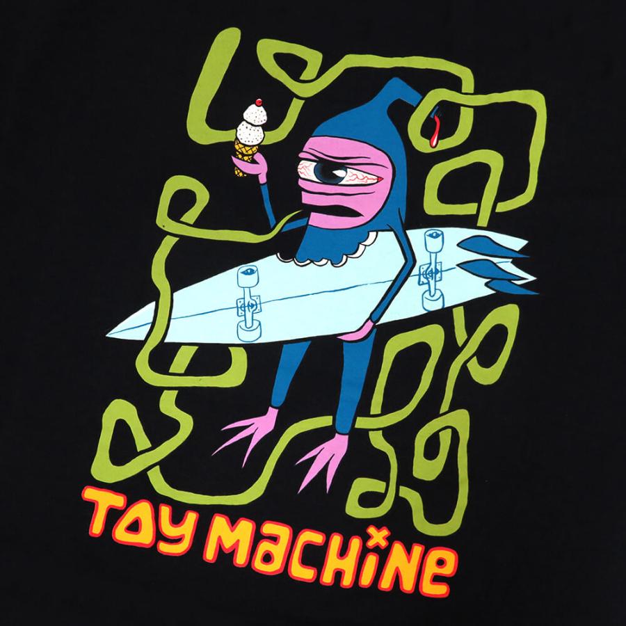 TOY MACHINE T-SHIRT トイマシーン Tシャツ SURF SECT BLACK スケートボード スケボー : スケートボードの ...