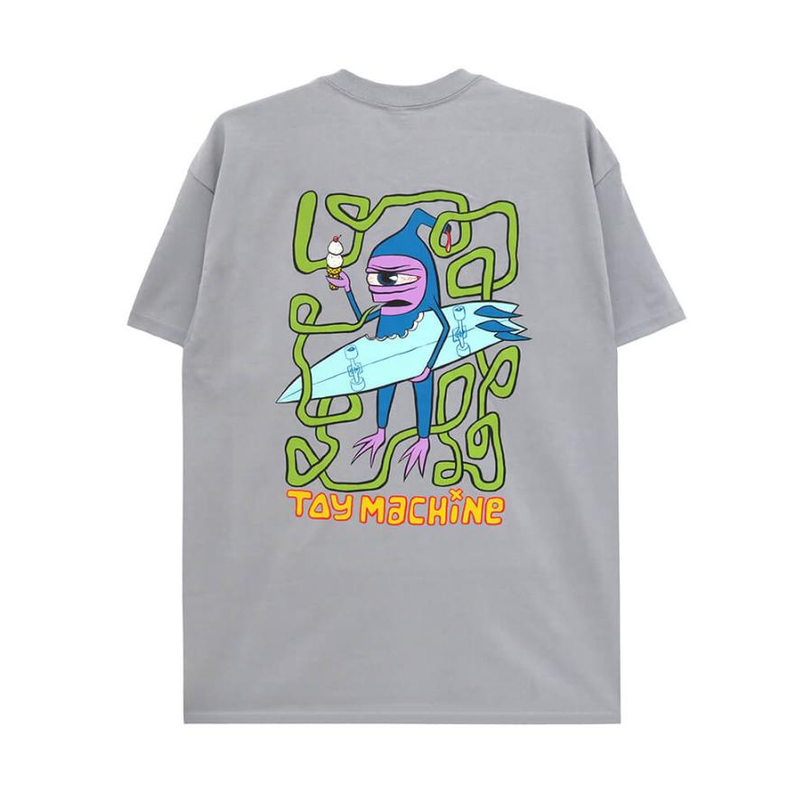 TOY MACHINE T-SHIRT トイマシーン Tシャツ SURF SECT SILVER スケートボード スケボー : スケートボード ...