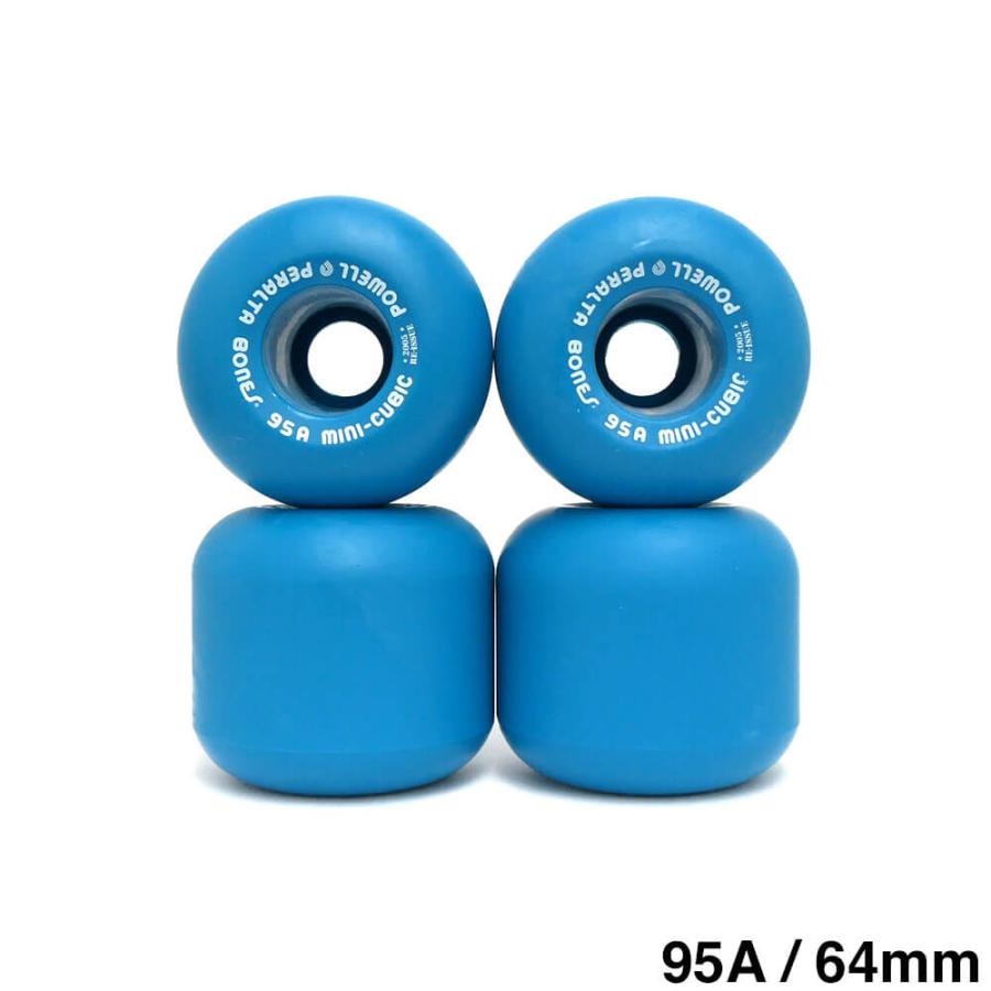 POWELL PERALTA WHEEL パウエルペラルタ ウィール MINI-CUBIC 95A（2005 RE-ISSUE）青 64mm スケートボード スケボー : スケートボードの ...