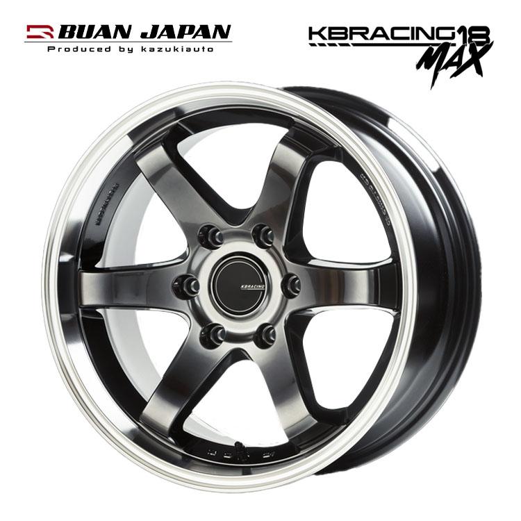 送料無料 舞杏 BUAN JAPAN KBRACING 18 MAX 8J-18 +38 6H-139.7 (18インチ) 6H139.7 8J+38【2本セット 新品】 : カーライフ ...