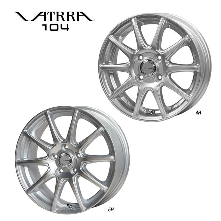 送料無料 ハートボイス VATRA104 5.5J-14 +42 4H-100 (14インチ) 4H100 5.5J+42【2本セット 新品 ...